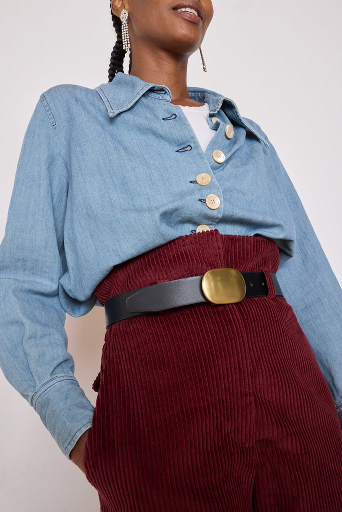 ADRIAN BELT | BLACK LEATHER – CARON CALLAHAN
